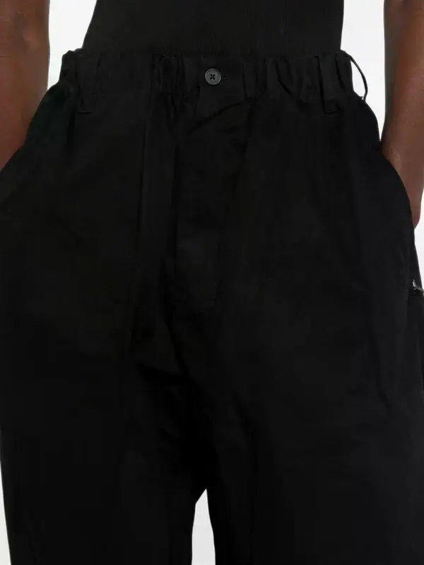ENTIRE STUDIOS Elasticated Cuff Trousers - Black