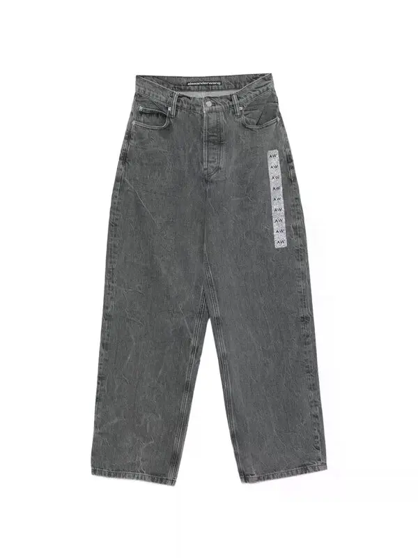 Alexander Wang Crystal-embellished Jeans