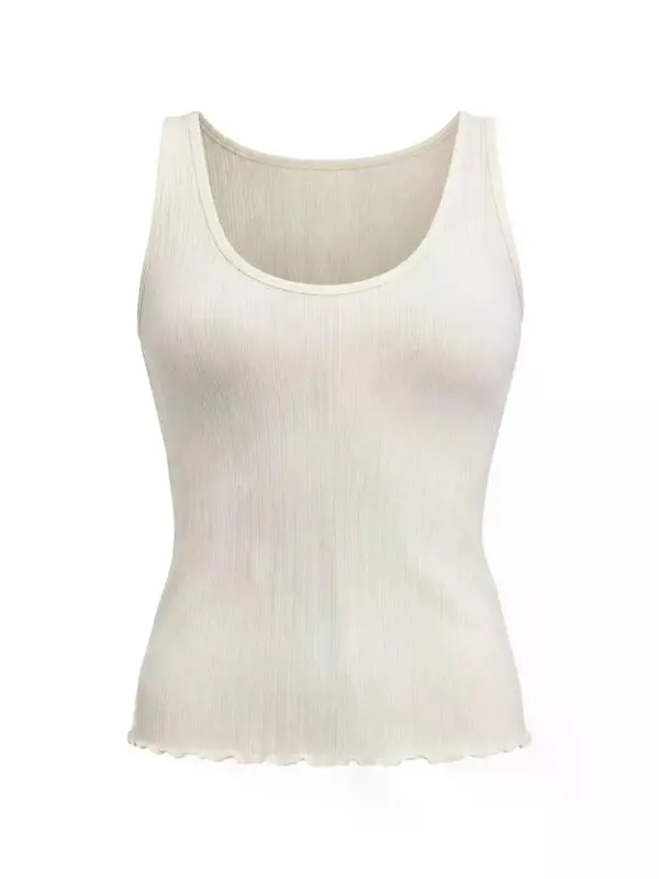 DRYKORN Ribbed Lettuce-hem Tank Top