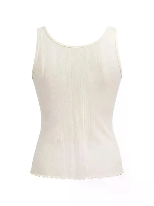 DRYKORN Ribbed Lettuce-hem Tank Top