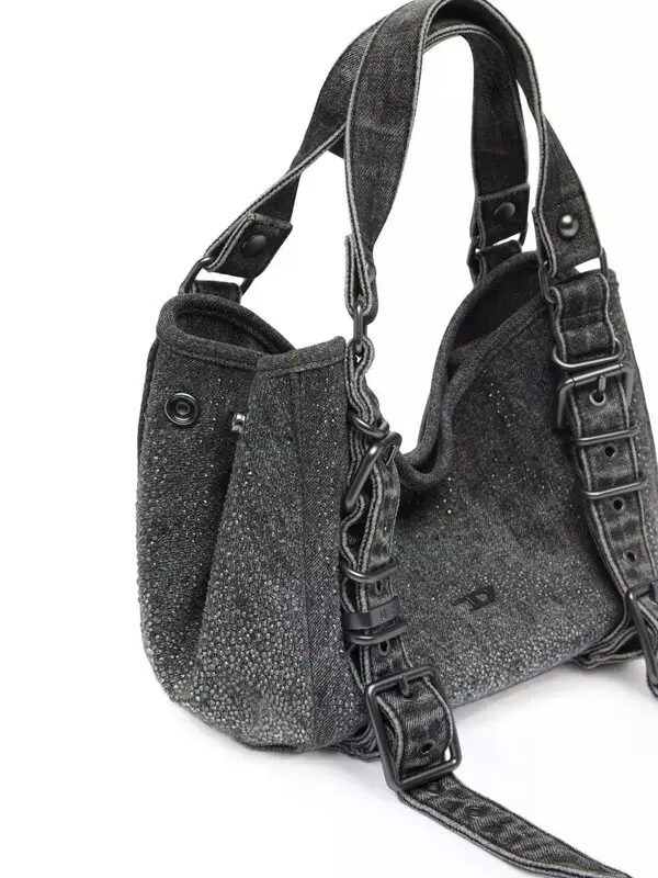 DIESEL® D-one-small Top-handle Bag In Crystal Solarised Denim