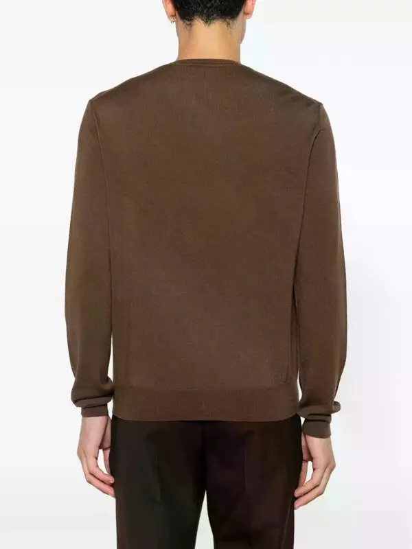 Corneliani Crew-neck Long-sleeve Sweater