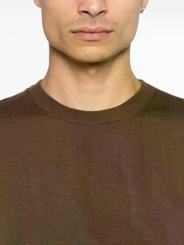 Corneliani Crew-neck Long-sleeve Sweater