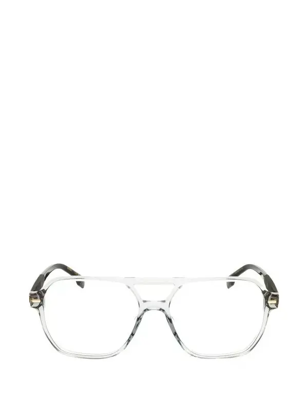 BOSS Geometric Frame Eyeglasses - Neutrals