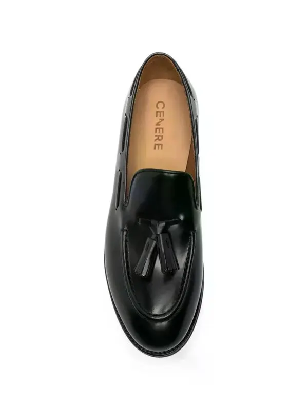 CENERE GB Tassel-detail Leather Loafers