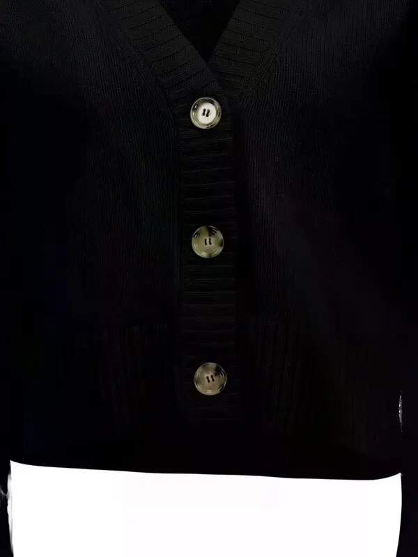 ALLUDE V-neck Button-up Cardigan