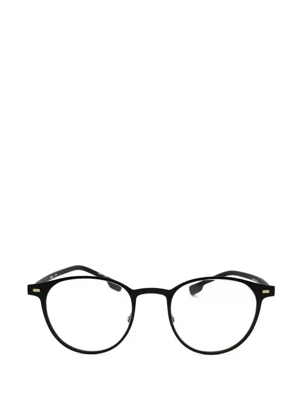 BOSS Round Frame Eyeglasses - Black
