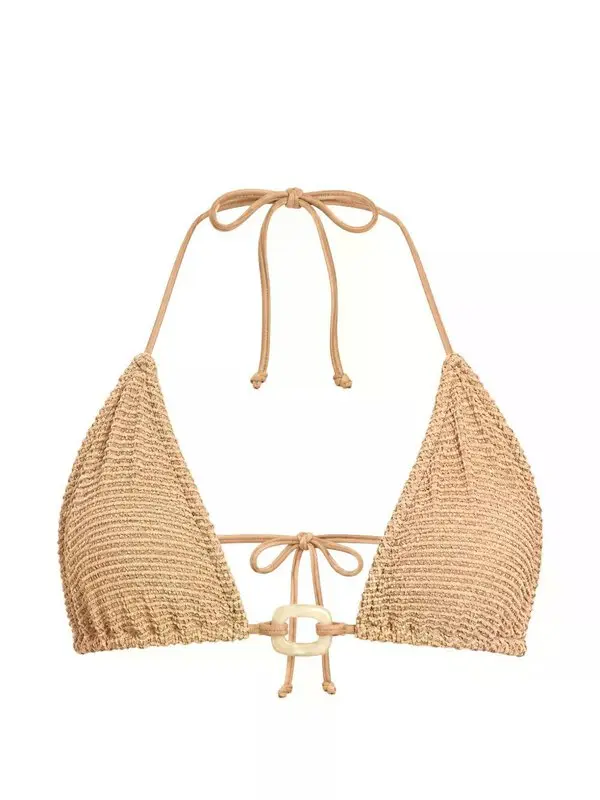 BOUND Ingrid Ring-detail Bikini Top - Neutrals