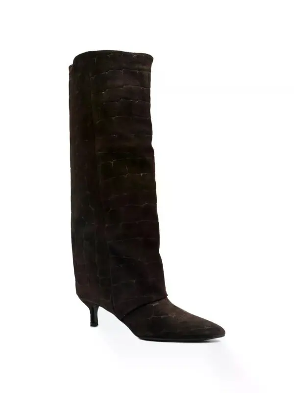 GISEL B Croc-effect Boots