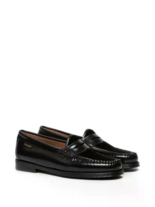 G.H.BASS Penny Strap Slip-on Loafers - Black
