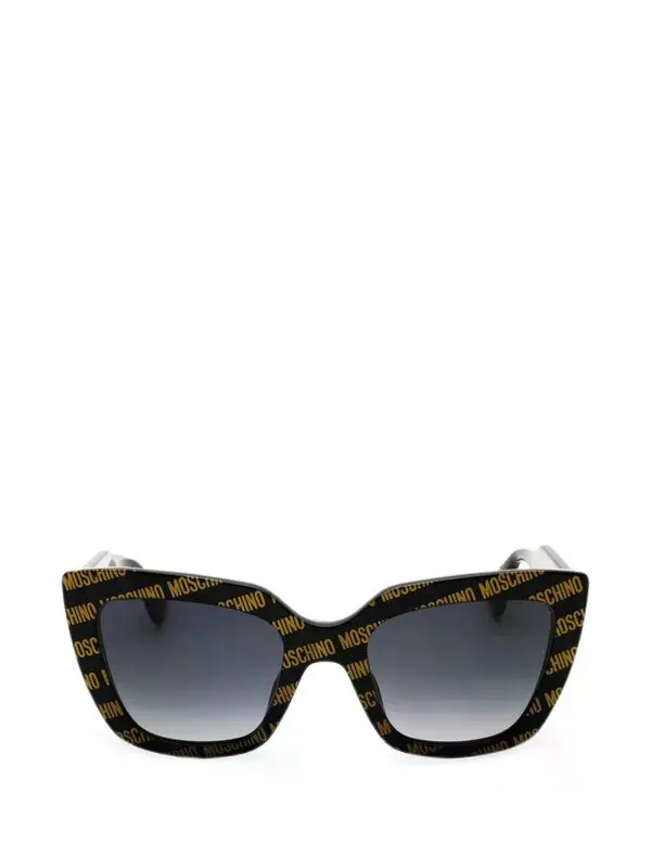Moschino Logo-print Sunglasses - Black