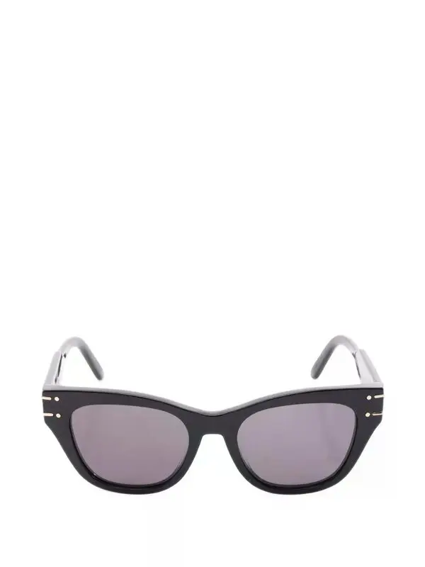Dior 2010s Diorsignature Square-frame Sunglasses - Black