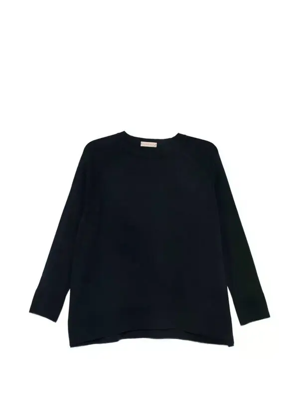 PUROTATTO Raglan Sleeve Sweater - Blue