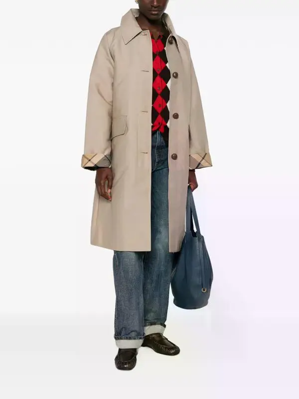 Barbour Check-cuff Embroidered Logo Jacket