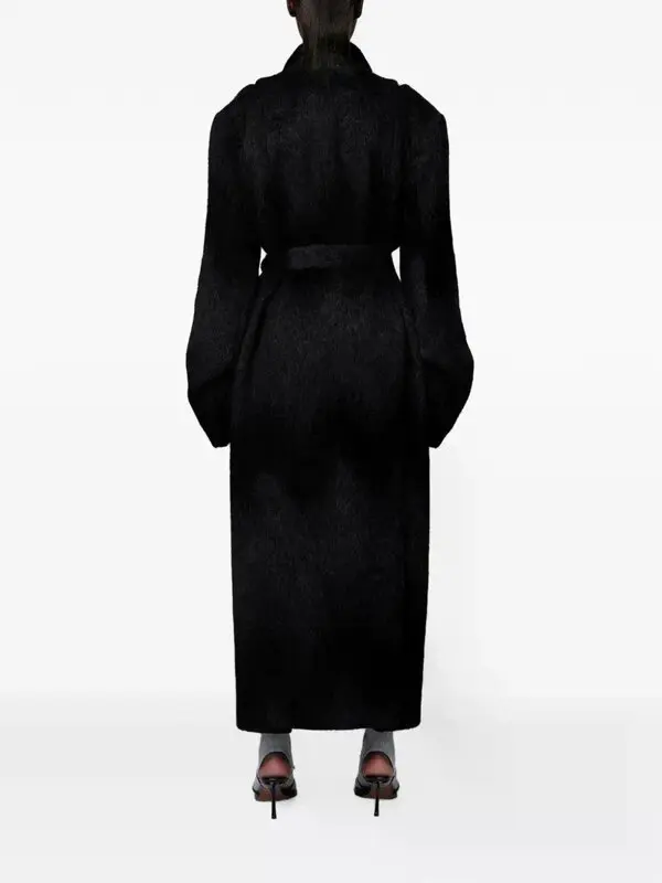 SRVC STUDIO Belted Zip-detail Coat