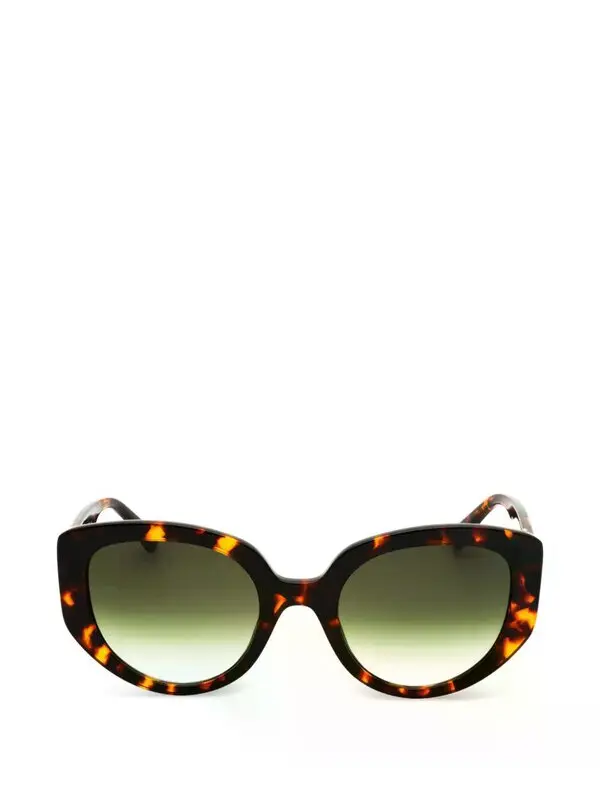 Moschino Tortoiseshell Effect Cat-eye Sunglasses - Brown