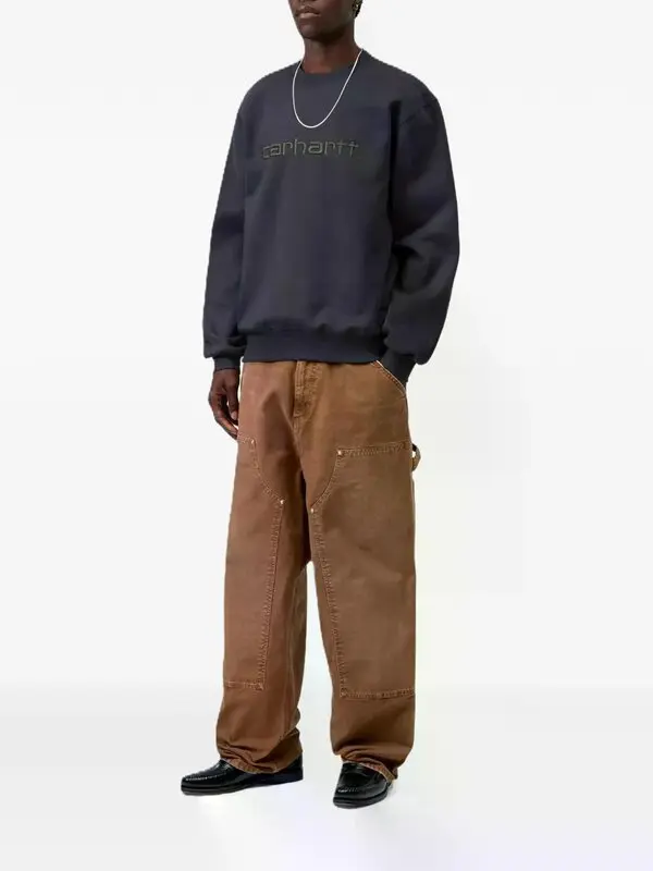 Carhartt Work In Progress Logo-embroidered Crew-neck Sweater