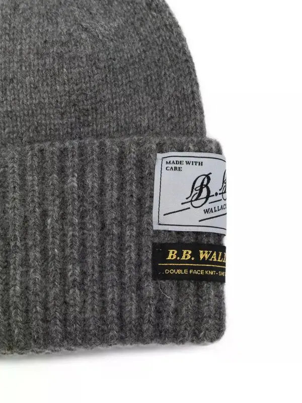 B.B. WALACE Peyton Ribbed-knit Beanie Hat