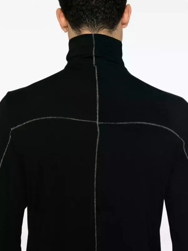 THOM KROM Contrast-stitch Thumb-slot Sweater