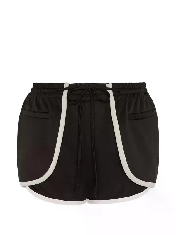 SRVC STUDIO Origami Contrast-binding Shorts