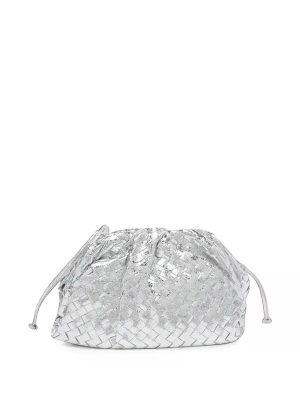 LA CARRIE Woven Leather Shoulder Bag