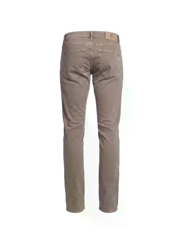 PT TORINO Slim-fit Jeans With Logo Patch - Neutrals