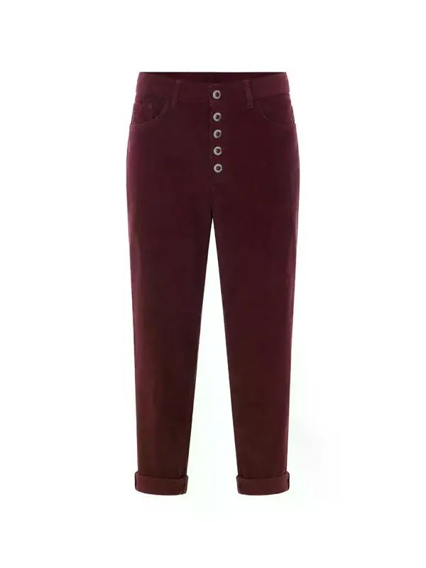 DONDUP Corduroy Button-front Trousers