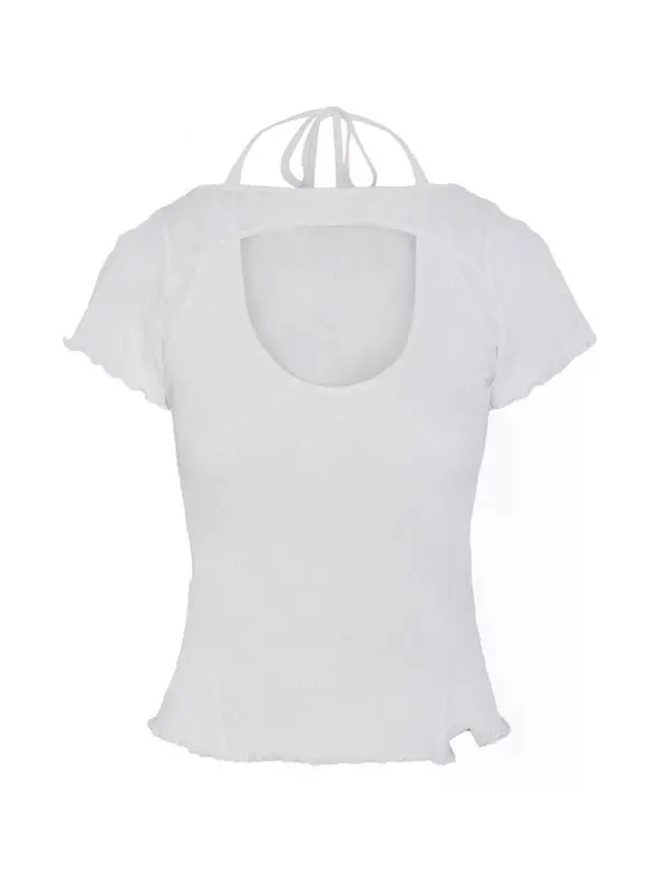 SRVC STUDIO Cut-out Halter-strap Top