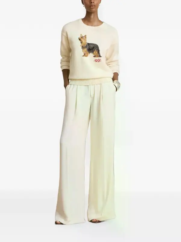Ralph Lauren Dog-intarsia Cotton Sweater