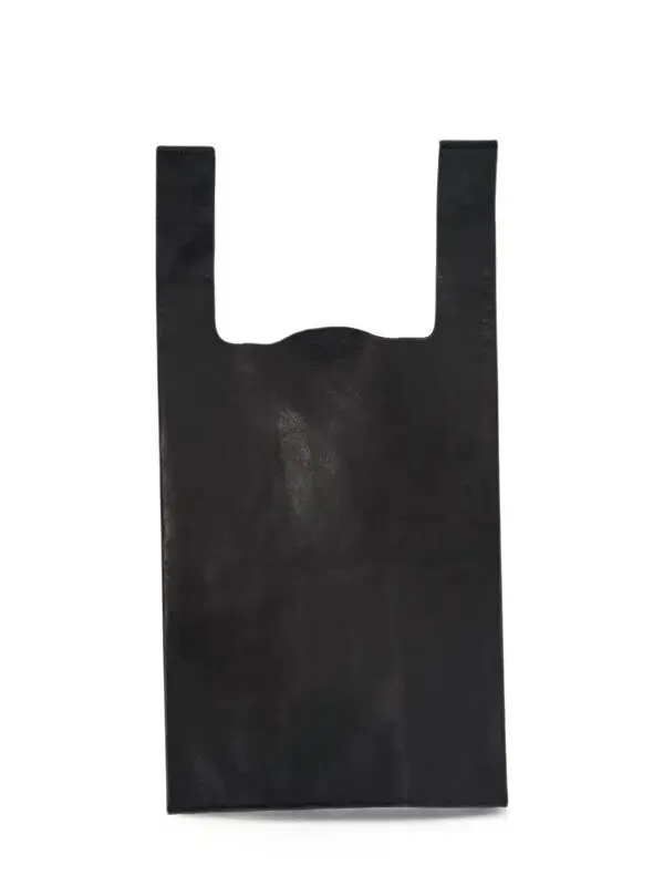 Comme Des Garçons Leather Tote Bag - Black
