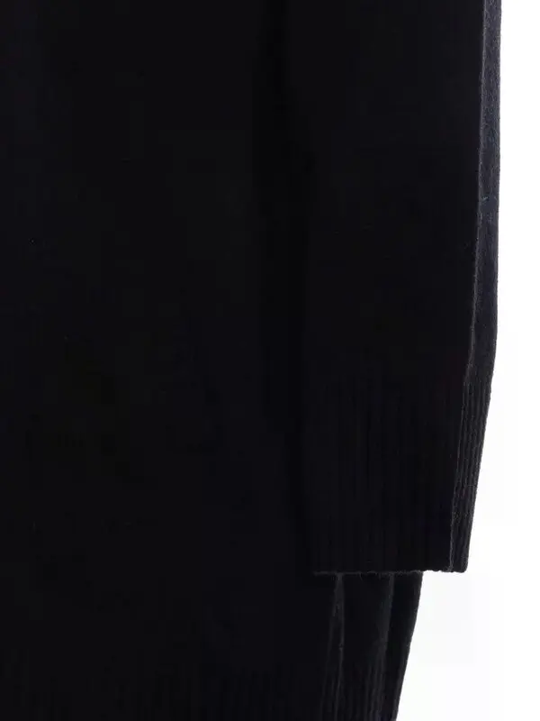 Alpha Studio Ribbed-trim Open-front Cardigan