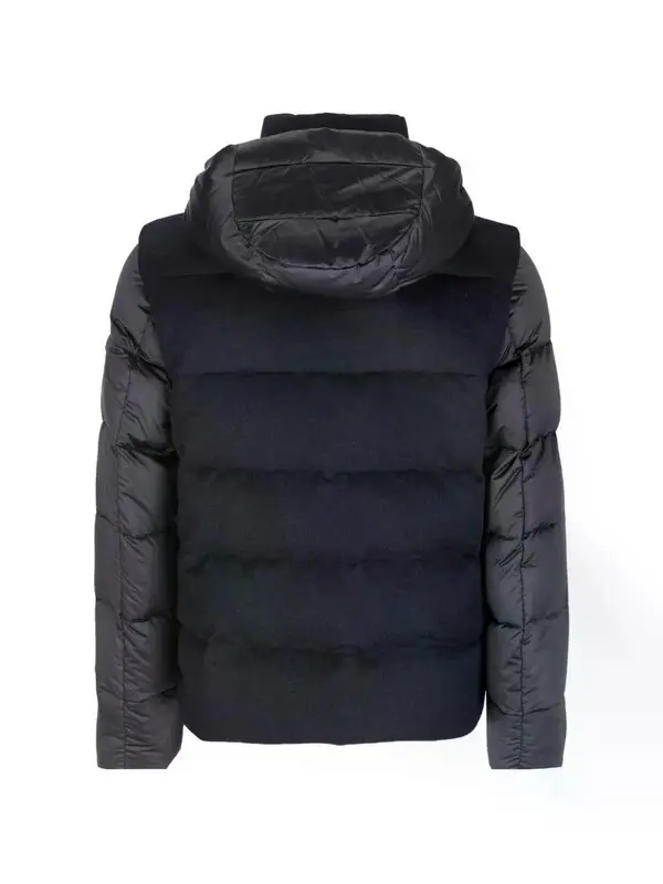 MOORER Quilted Hooded Jacket