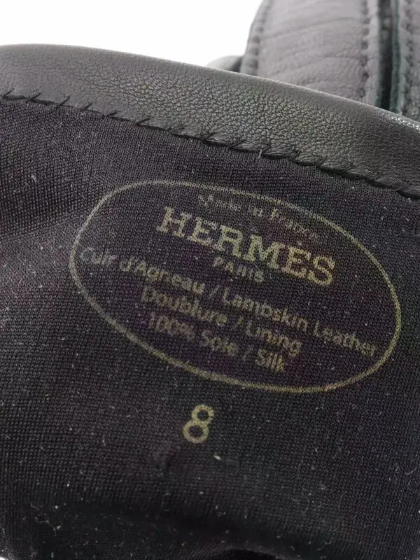 Hermès Leather Gloves