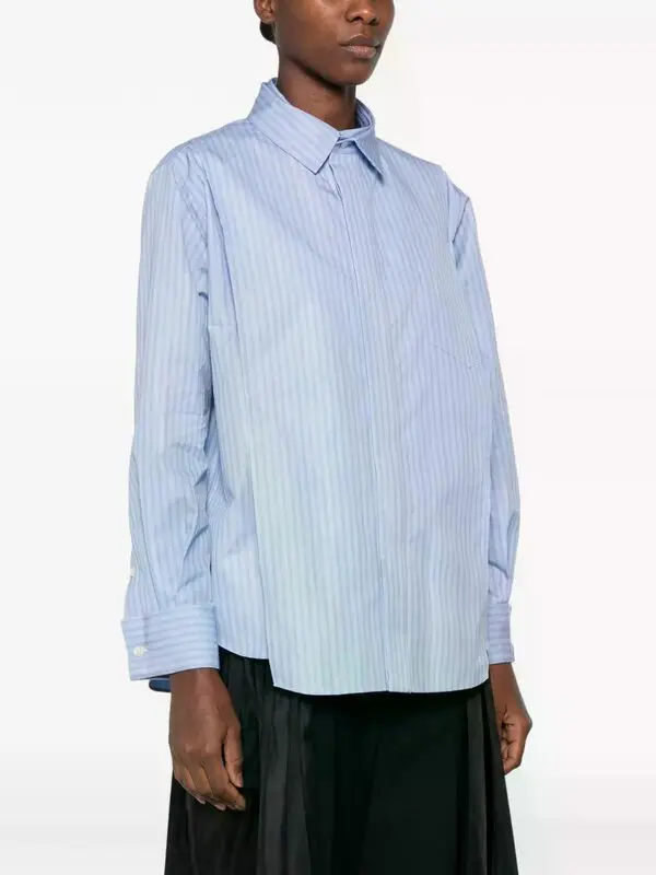 Sacai Striped Layered Shirt