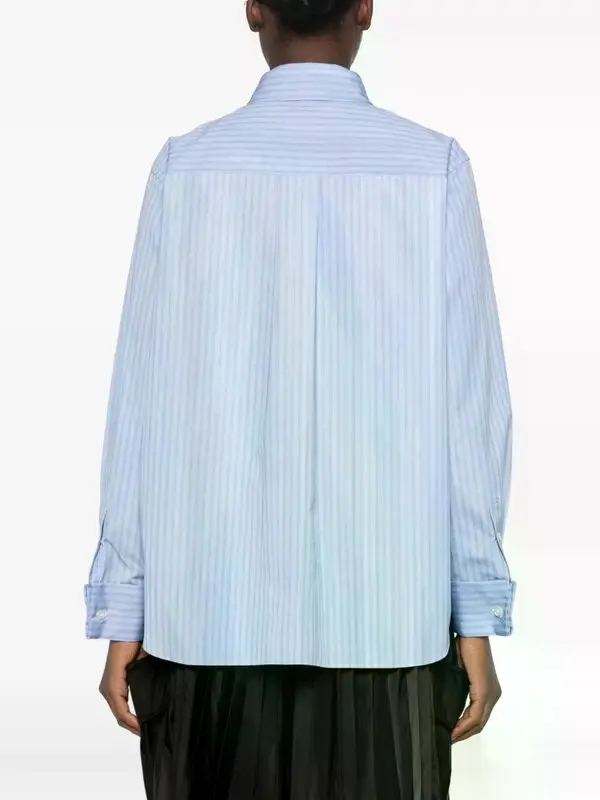 Sacai Striped Layered Shirt