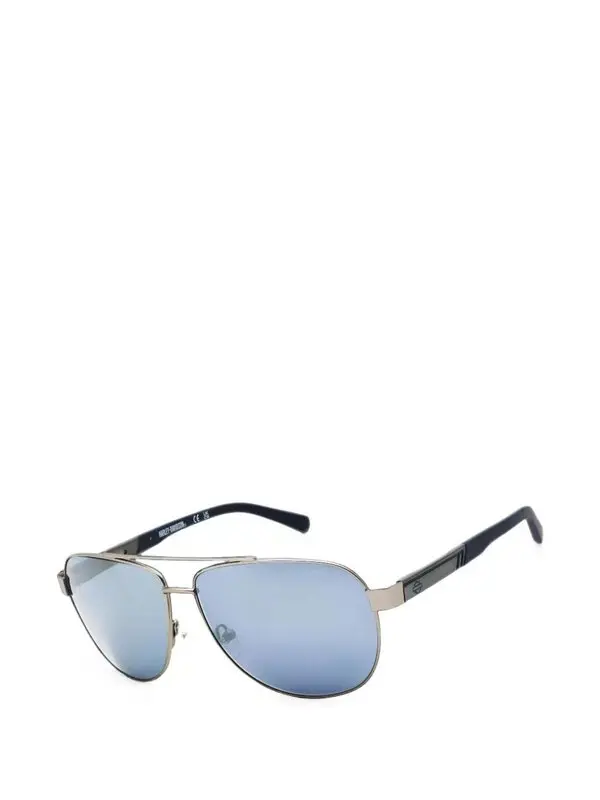 HARLEY-DAVIDSON Pilot-frame Mirrored Sunglasses