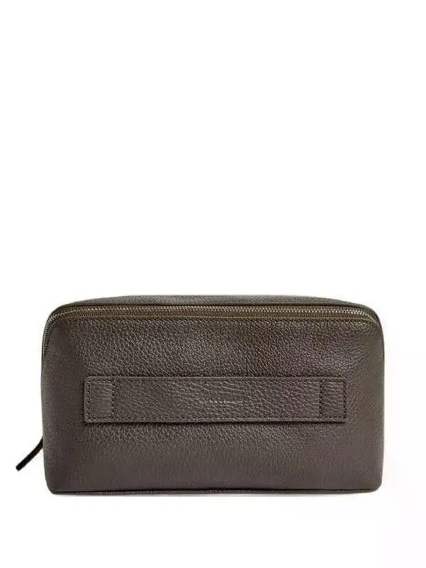 COCCINELLE Smart To Go Pebbled Leather Makeup Bag