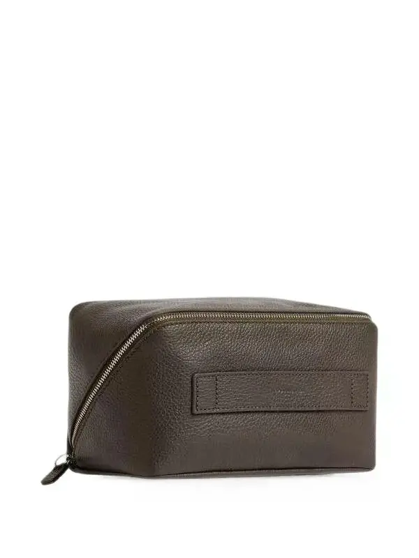 COCCINELLE Smart To Go Pebbled Leather Makeup Bag