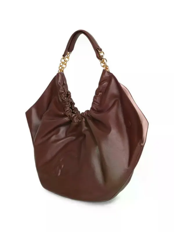 COCCINELLE Medium Smash Ruched Chain-link Tote Bag