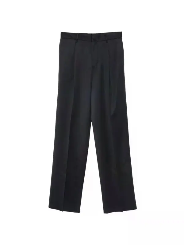 LARDINI Migio Tailored Wool Trousers - Blue