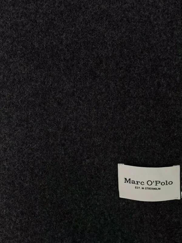 Marc O'polo Fringed Logo-patch Scarf