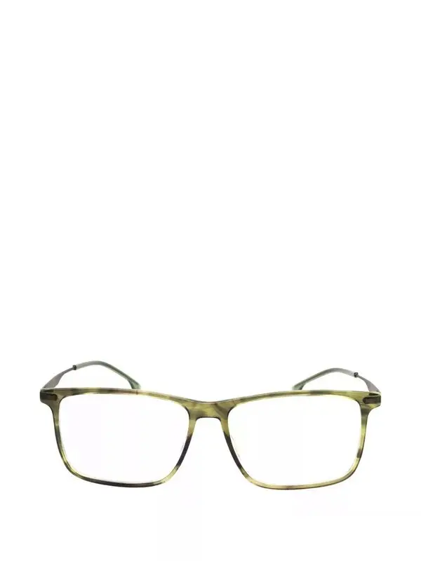BOSS Rectangle Full Rim Eyeglasses - Grey