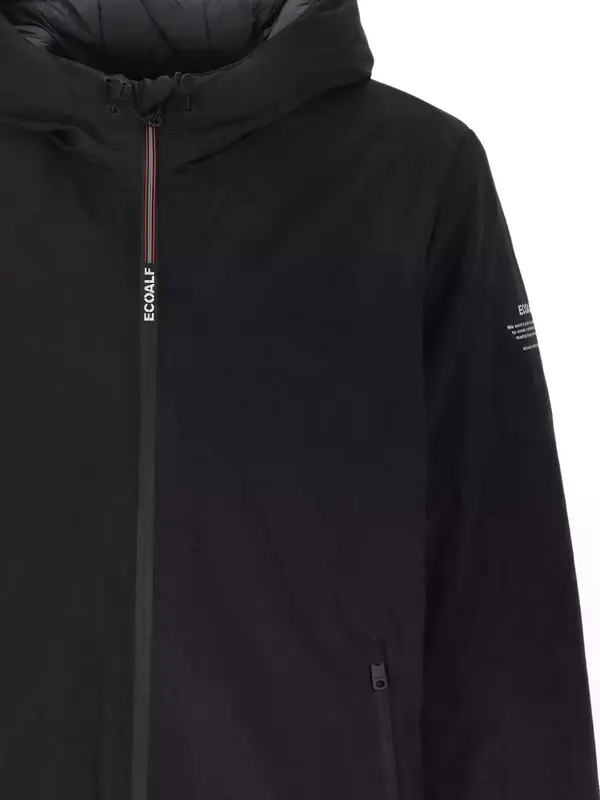 ECOALF Cartes Hooded Logo-print Jacket