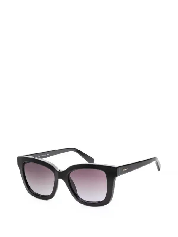 FERRAGAMO Square Frame Sunglasses - Black
