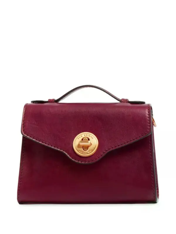 THE BRIDGE Leather Tote Bag - Red
