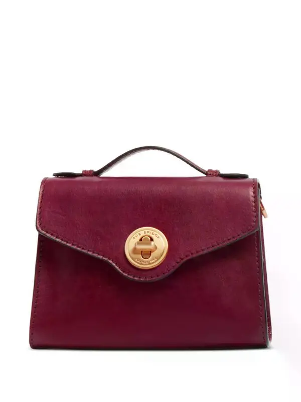 THE BRIDGE Leather Tote Bag - Red