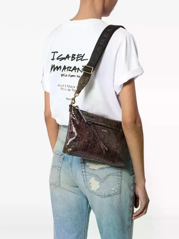 Isabel Marant Étoile Snakeskin-effect Shoulder Bag