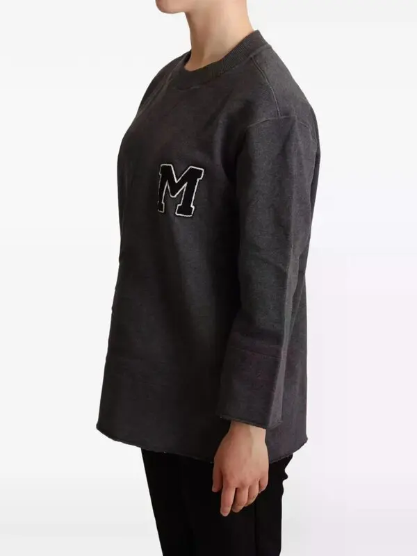 Dolce & Gabbana Embroidered Raw-hem Sweater