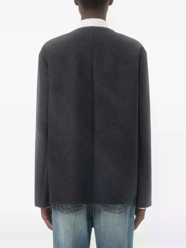 Valentino Garavani Vlogo Collarless Shirt