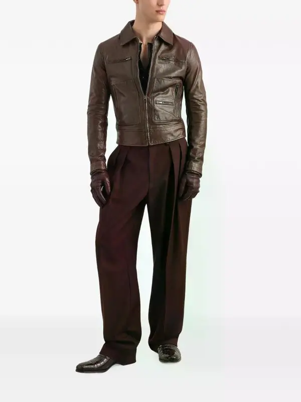 Dolce & Gabbana Wool Gabardine Trousers